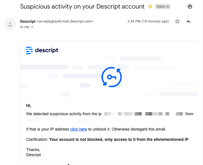 Troubleshooting signing into your Descript account – Descript Help
