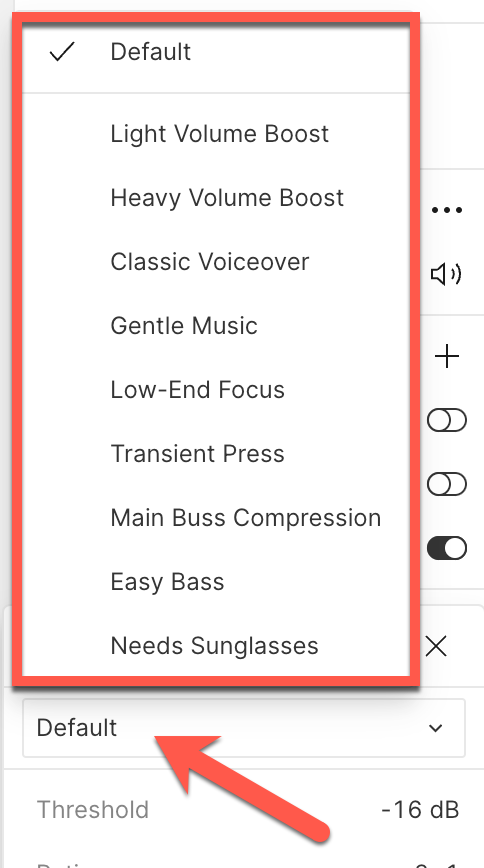 Applying and adjusting effects – Descript Help