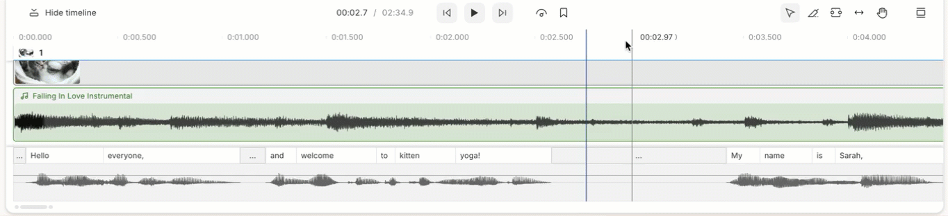 Using gap clips – Descript Help