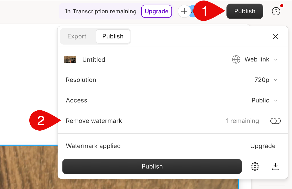 Publish or export your content – Descript Help Publish or export your content – Descript Help