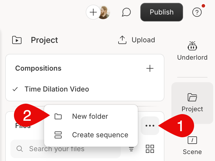 Project Panel – Descript Help