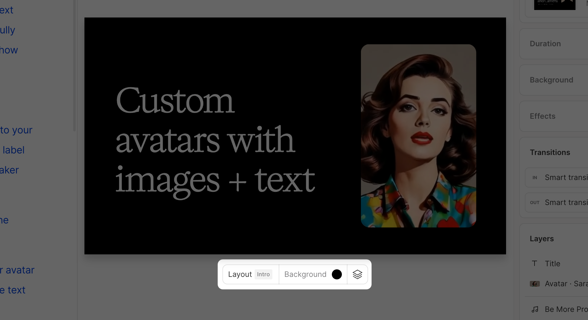 Scene editor overview – Descript Help