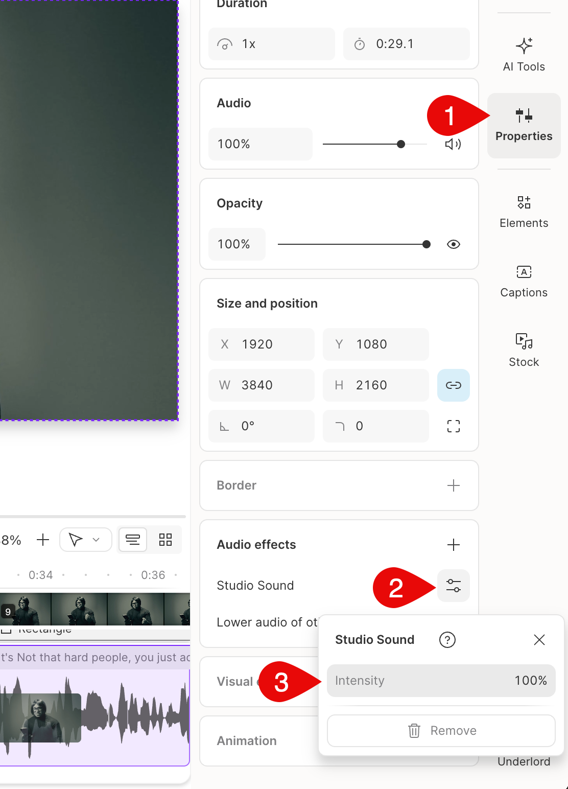 Studio Sound – Descript Help