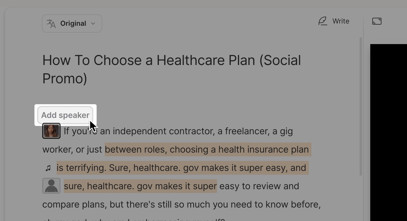 How to use avatars in Descript – Descript Help