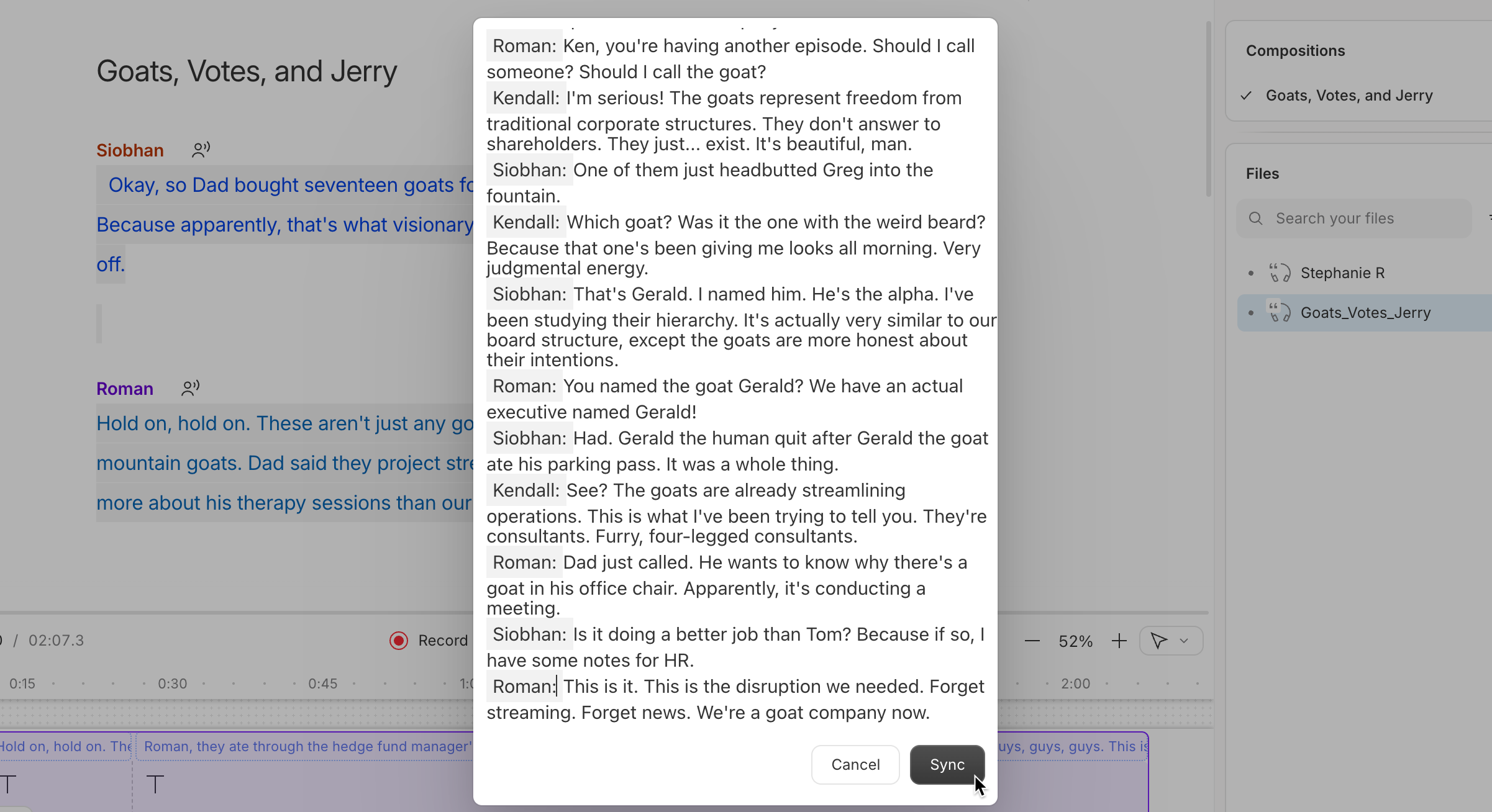 Use your own transcript – Descript Help